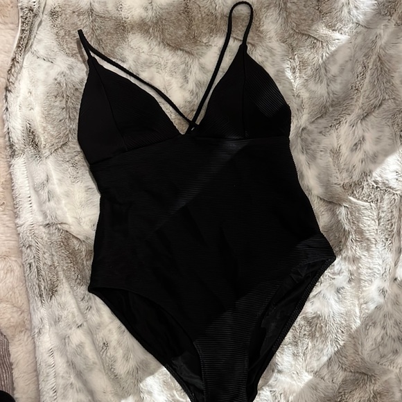 H&M | Swim | Hm Black One Piece | Poshmark